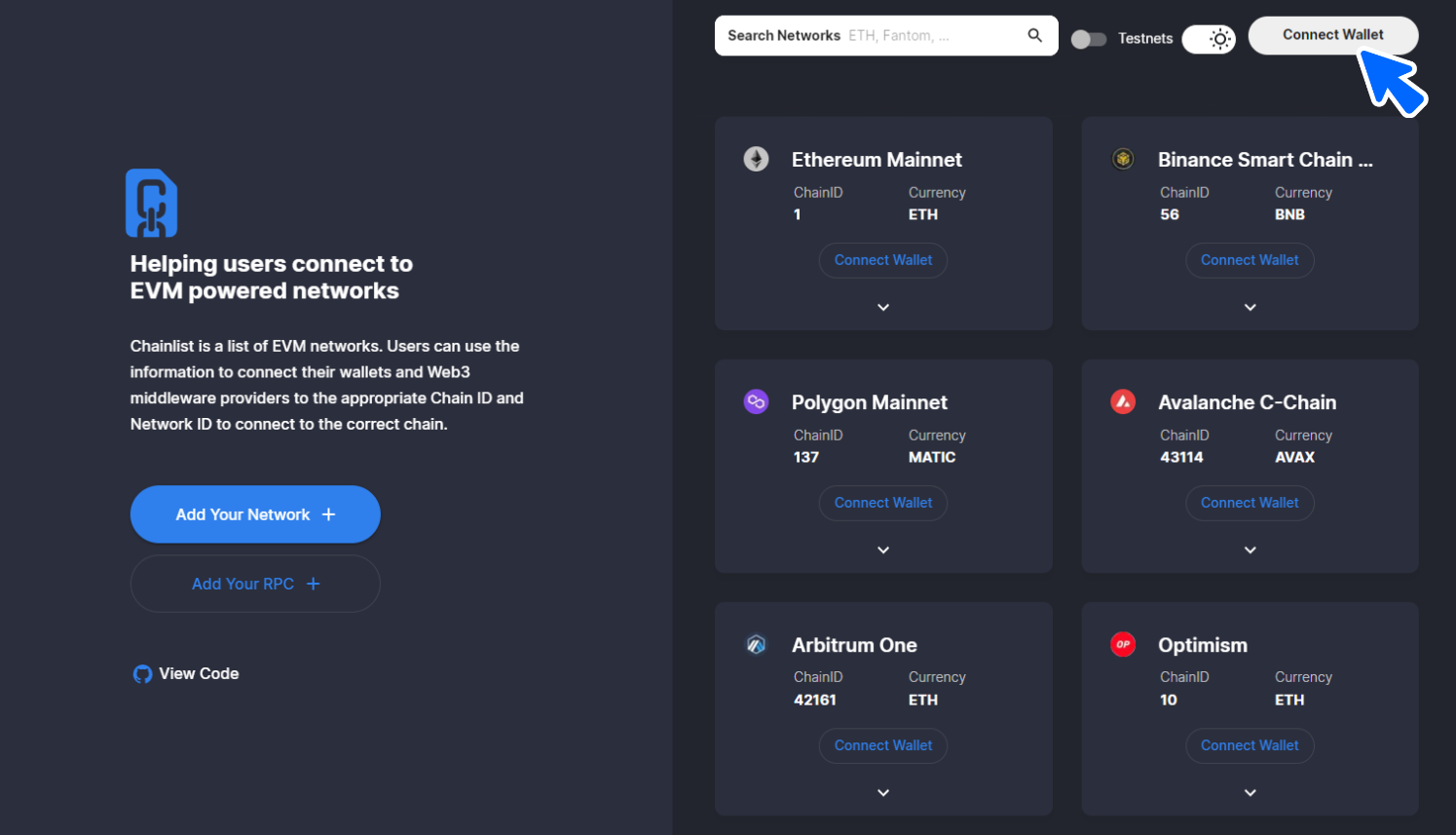 ONUS Chain is now available on Chainlist