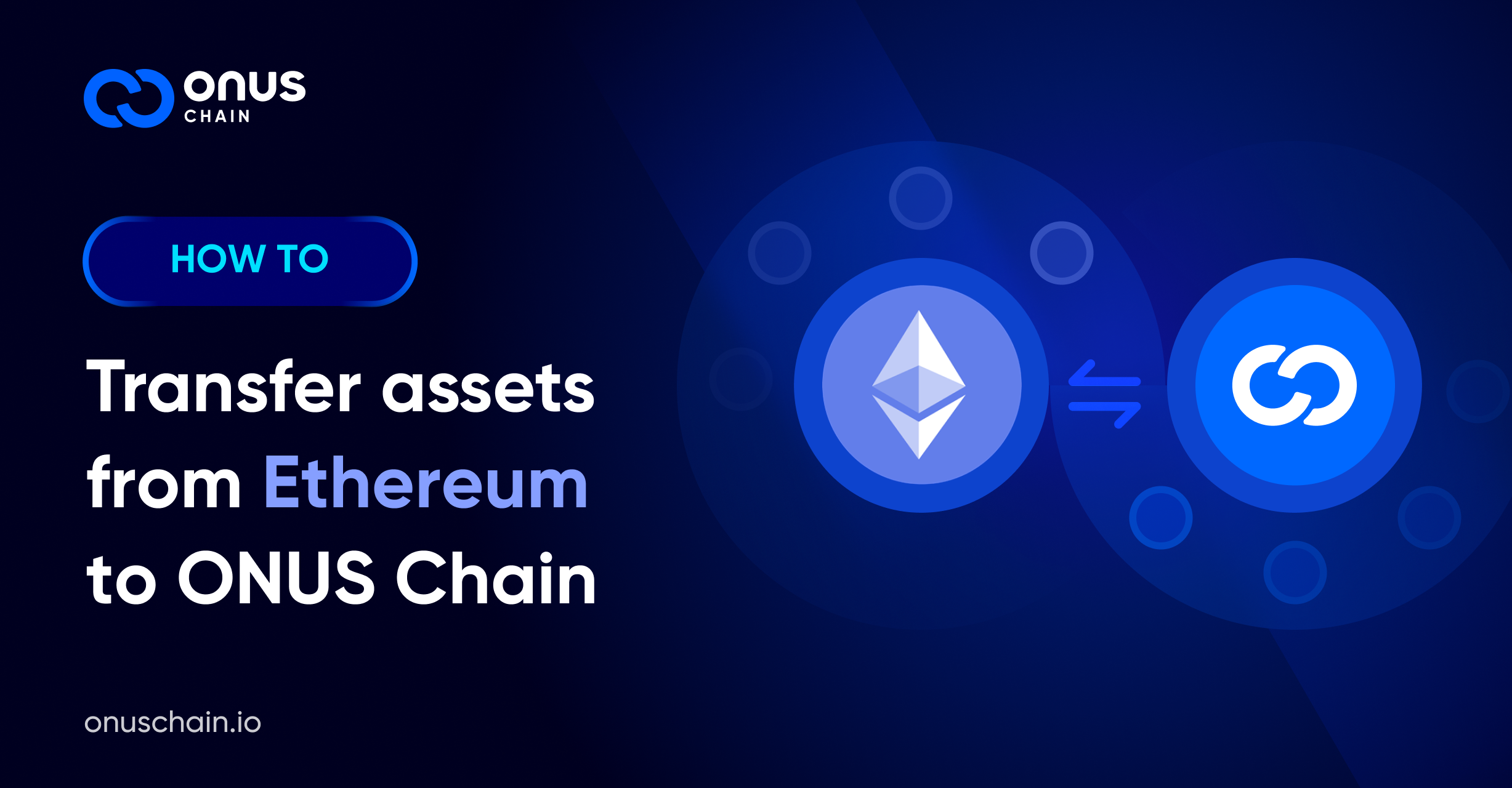 How to transfer your assets from Ethereum network to ONUS Chain