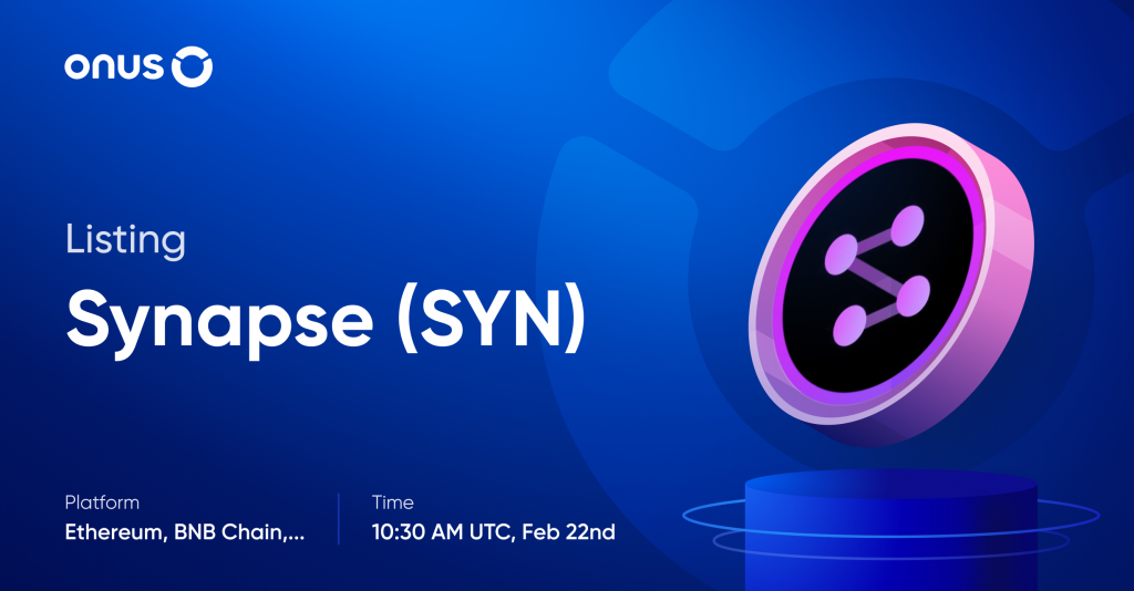 Synapse (SYN) is now available on ONUS